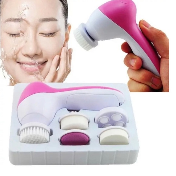 Makeup | Portable 5in1 Multifunction Electric Facial Skin Brush Spa ...